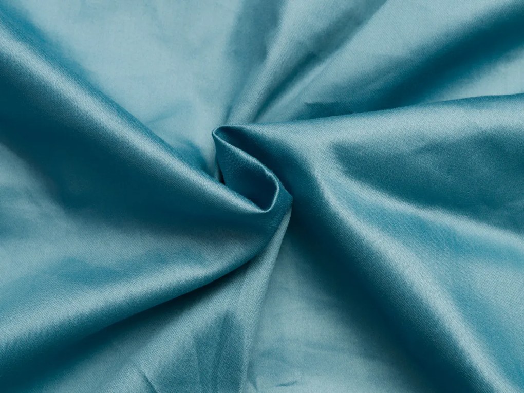 Napínací saténové prostěradlo petrolové Rozměr: 180x200 cm