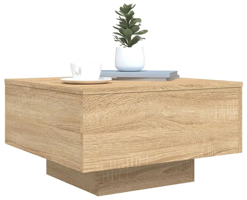 Konferenční stolek dub sonoma 55 x 55 x 31 cm kompozitní dřevo - Default Title