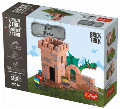 TREFL Stavějte z cihel Věž stavebnice Brick Trick v krabici 28x21x7cm