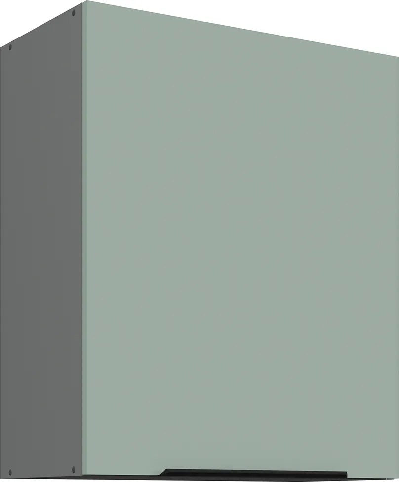 ARIA sa | horní skříňka 60 G-72 1F policová | 60 cm | ANTI FINGERPRINT povrch | antracit/aquamarine