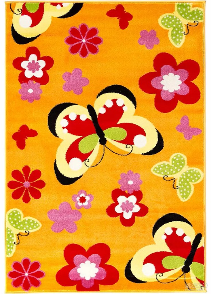 BADE Europe N.V. Kusový koberec RAINBOW 4867/8993, Oranžová, Vícebarevné
