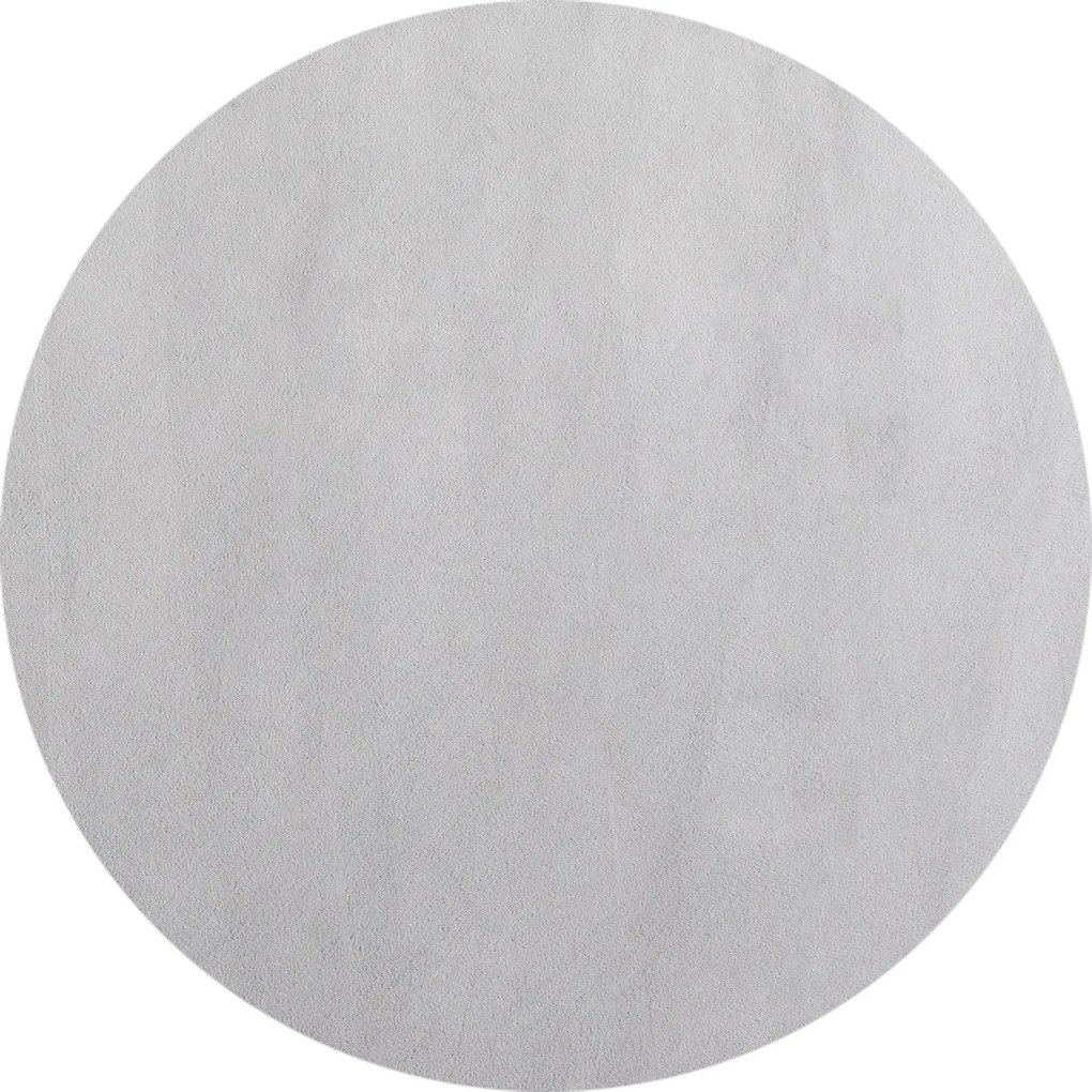 Ayyildiz, Kusový koberec Sky 5400 Silver kruh, 120x120 (průměr) kruh, šedá, obývací pokoj