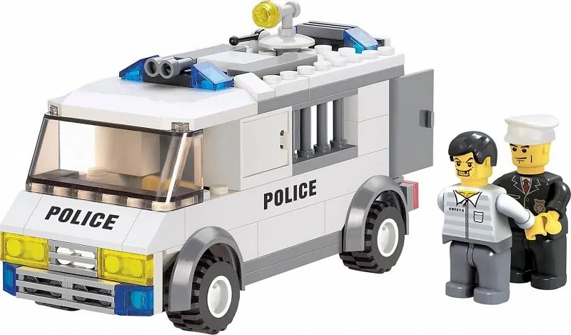 Blocki stavebnice Policejní anton typ LEGO 135 dílů