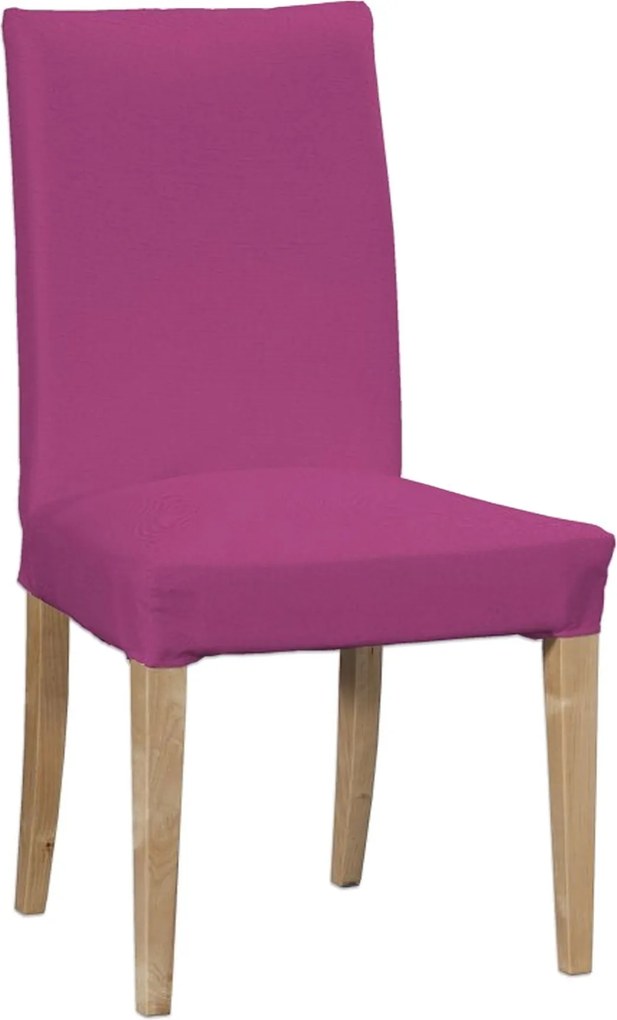 Potah na židli IKEA  Henriksdal, krátký barva růžová látka pletený vzor