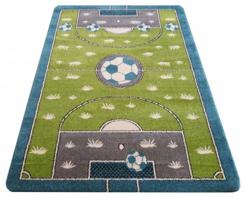 Dětský koberec Fotbalové hřiště zelený 2, Velikosti 120x170cm