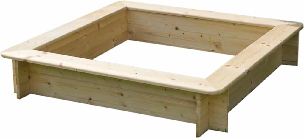 T-wood Pískoviště čtyřhranné 120x120x26cm