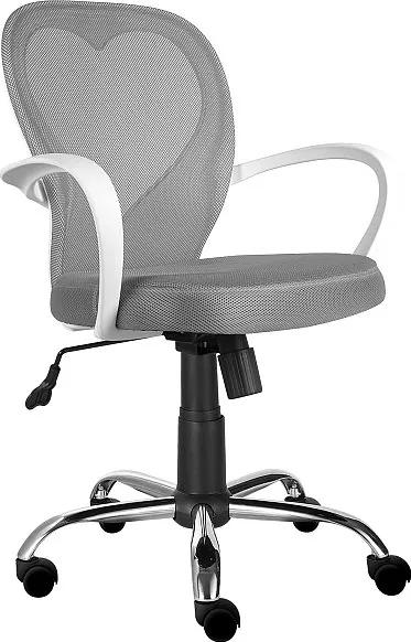 Nábytkáři ORFA DAISY - kancelářská židle (dětská) - šedá se srdíčkem (OBRDAISYSZ) (S) (K150)