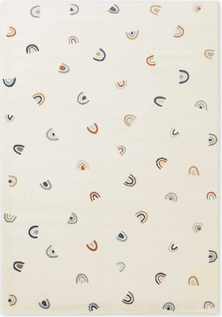 Hanse Home, Dětský koberec Adventures 106414 Cream Multicolor, 160x235, vícebarevná, dětský pokoj