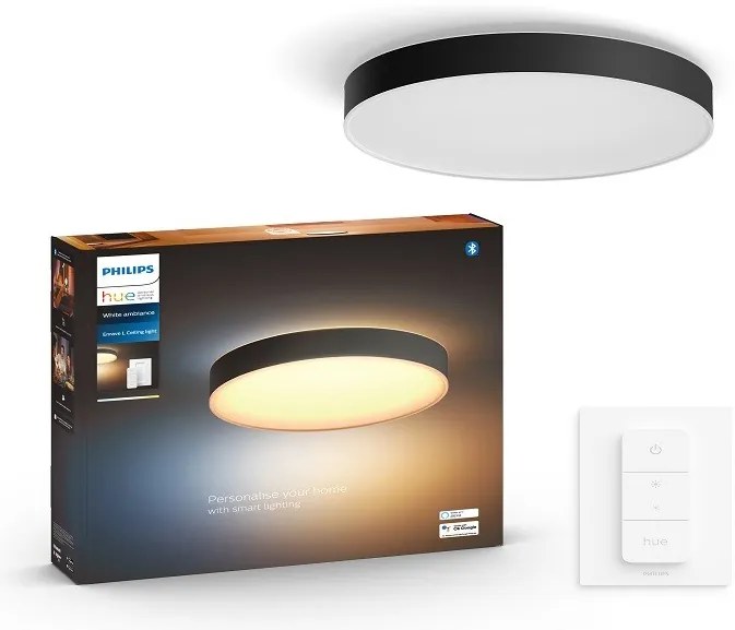 Stropní světlo philips hue enrave l černá