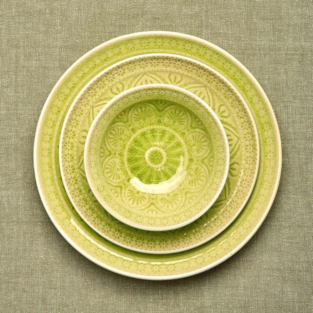 SUMATRA Talíř 14 cm - limetková