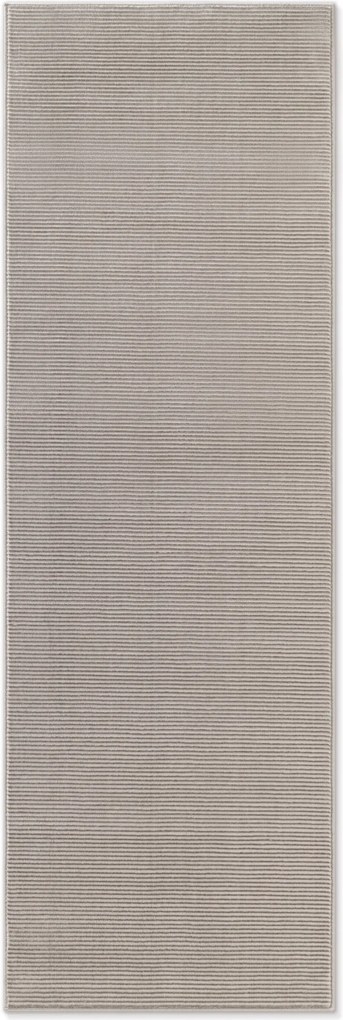 ELLE Decoration, Běhoun Perles 106186 Cream Grey z kolekce Elle, 80x240, šedá, ložnice