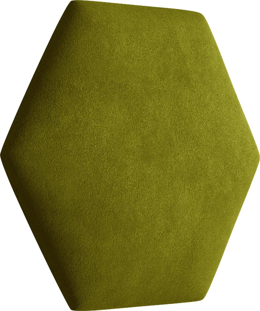 Eka Čalouněný panel Hexagon Trinity 40,5 cm x 35,3 cm - Olivová 2312