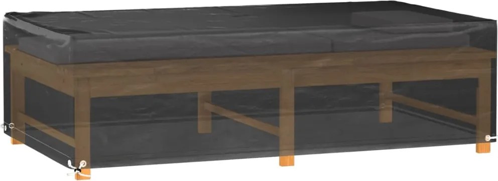 Plachta na zahradní nábytek s 8 očky 125x70x35 cm obdélníková 319285