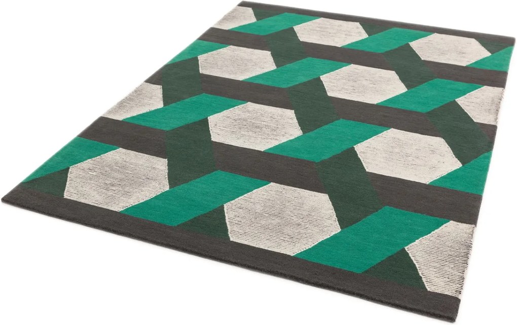 Zelený  koberec Moby Green Rozměry: 160x230 cm