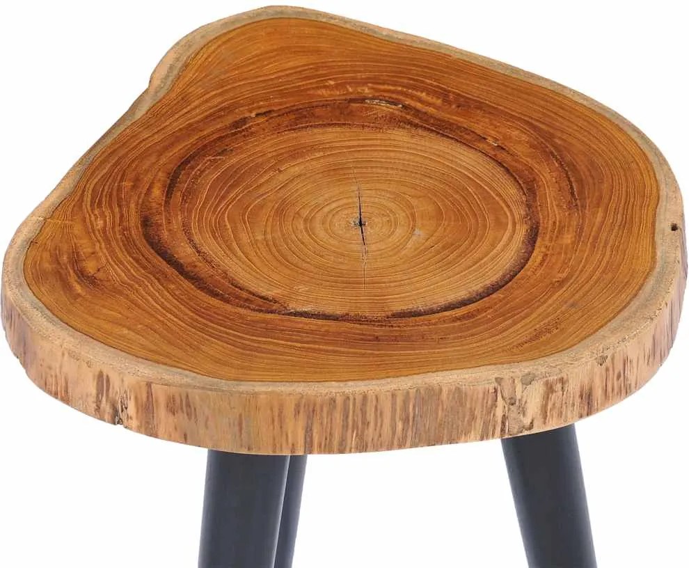 Konferenční stolek 40 x 45 cm masivní teak 281650