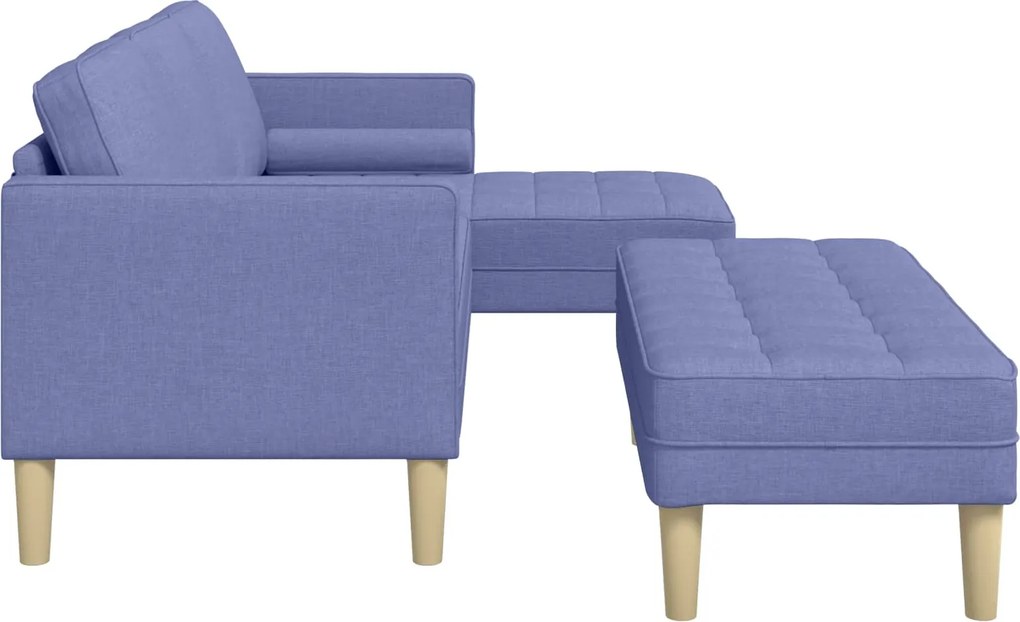 Set pohovek 2 ks Modrá džínovina Polyester 3329262