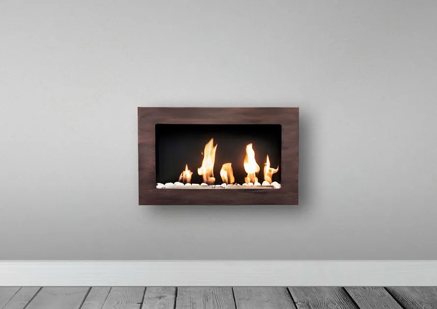 BIO FLAME biokrb Easy S Close Patina hnědá 65x40 cm