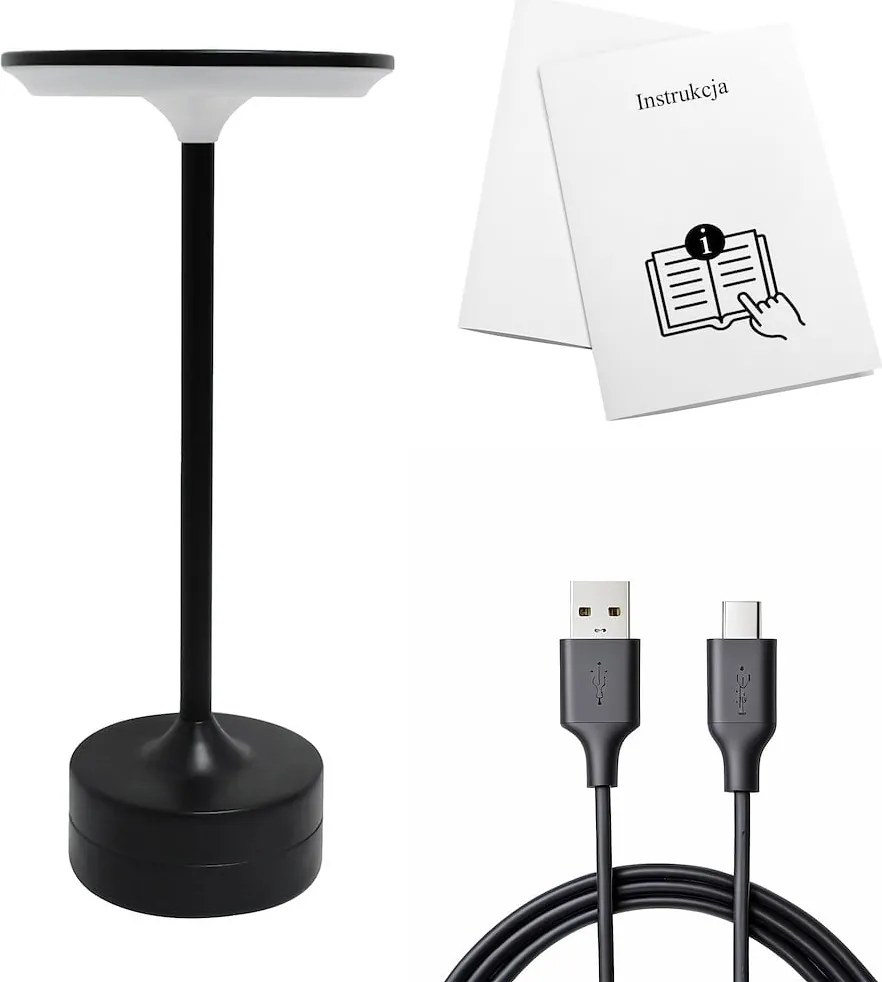 Stolní LED lampa Tavolo, 1x LED 2,5w, 3000-6000k, b