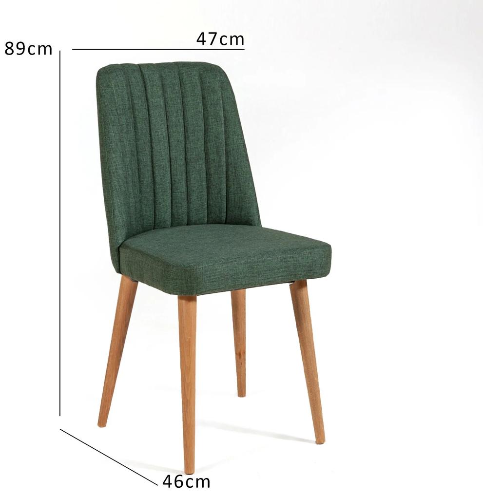 Židle Vlasta (borovice antlantic + zelená). 1072186