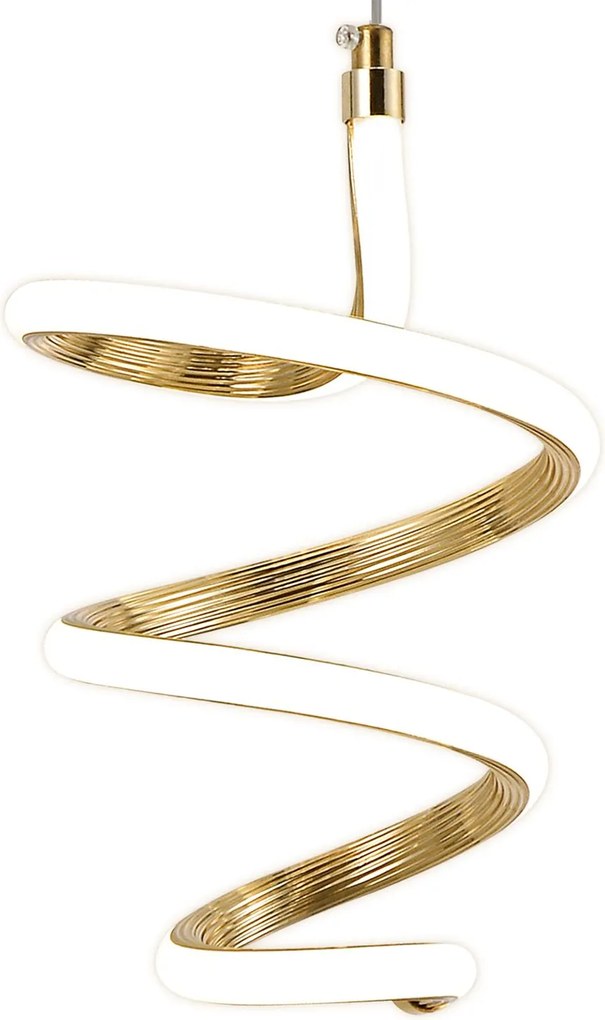 Toolight Toolight, LED závěsné svítidlo 3x20W, 4000K, 4000lm, G075-3CPR, zlatá, OSW-08661