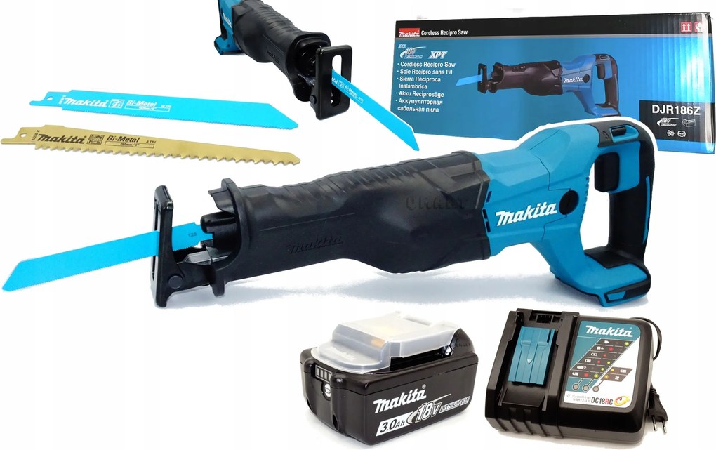 Makita DJR186RF Akumulátorová Pila Ocaska Posuvná liška 18V Lxt 1x3ah