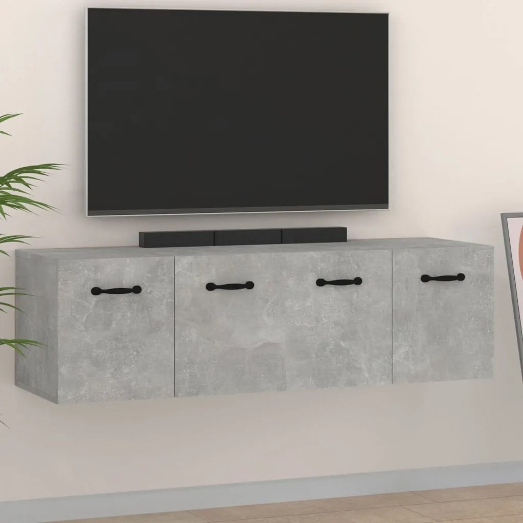 Nástěnné skříňky 2 ks betonově šedé 80 x 35 x 36,5 cm kompozit 3115655