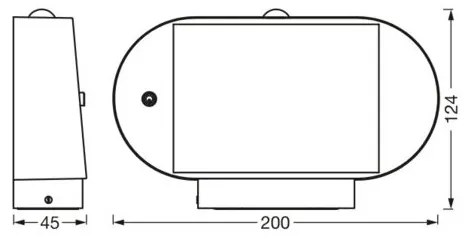 Ledvance-LED Solární nástěnné svítidlo se senzorem ENDURA STYLE LED/4W/3,7V IP44