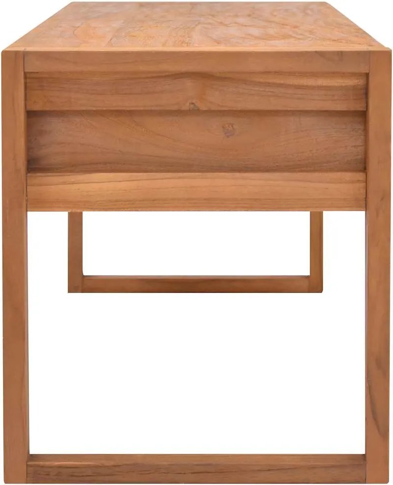 TV stolek 140 x 40 x 45 cm teakové dřevo 325273