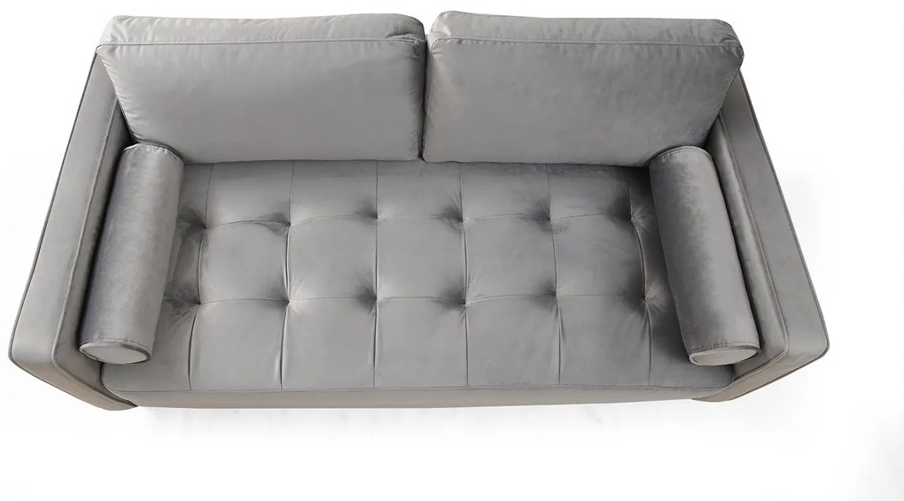 Designová sedačka Jarmaine 175 cm světle šedá