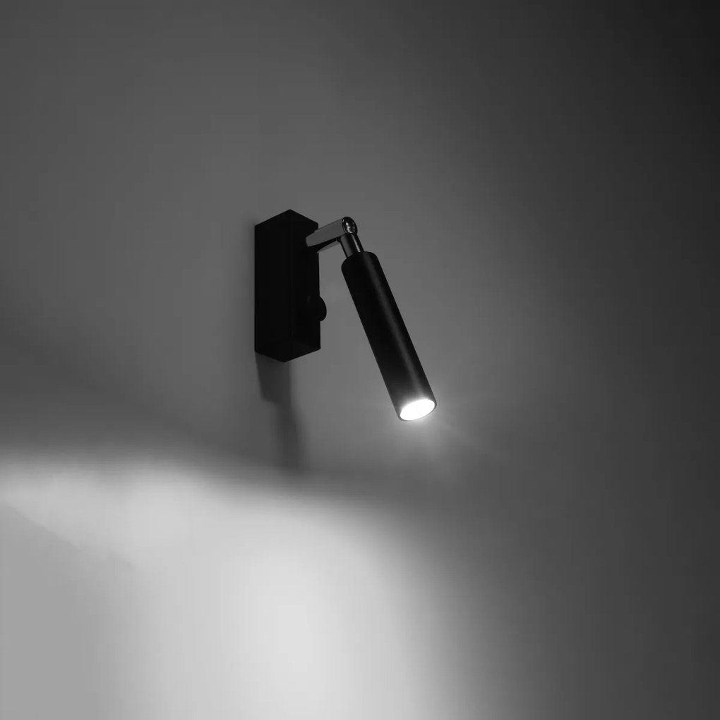Sollux Lighting Nástěnné svítidlo EYETECH 1 Černá
