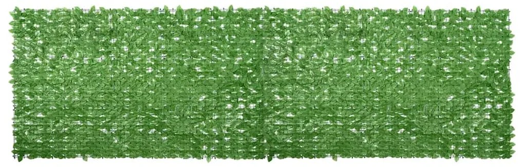 Balkónová zástěna se zelenými listy 500 x 150 cm 315505