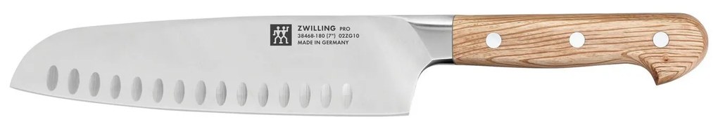 Zwilling Pro Wood nůž Santoku s výbrusem 18 cm, 38468-181