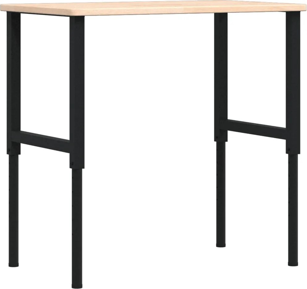 Pracovní stůl 100 x 60 x (71,5–98) cm masivní dub obdélníkový 3309678