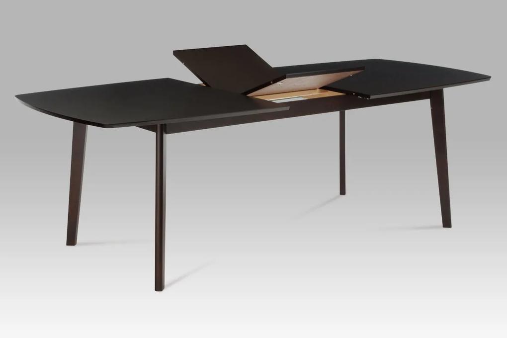 Jídelní stůl rozkládací 180+44x100 cm, barva wenge