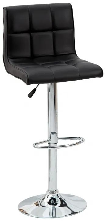 Inviro Barová židle CENBES 90-115 cm, černá