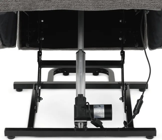 Polohovací křeslo šedé, elektrické TV-Q8575 GREY2