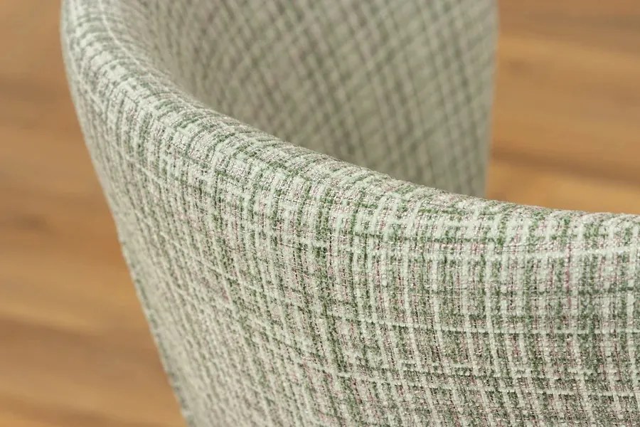 Designová jídelní židle Bayram zeleno-růžová