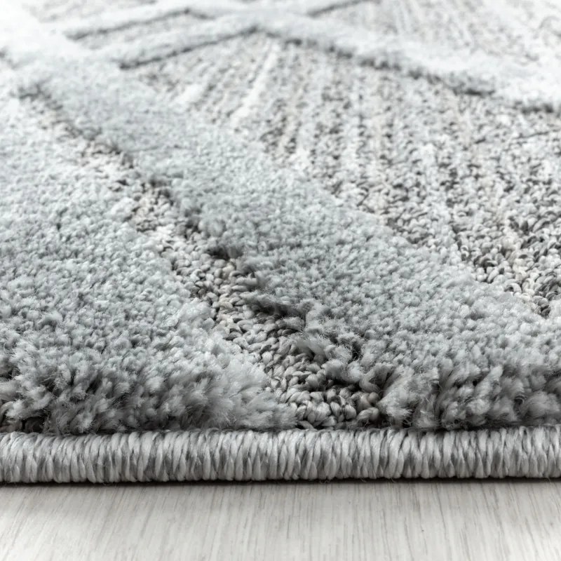 Ayyildiz, Kusový koberec Pisa 4706 Grey, 140x200, šedá, ložnice