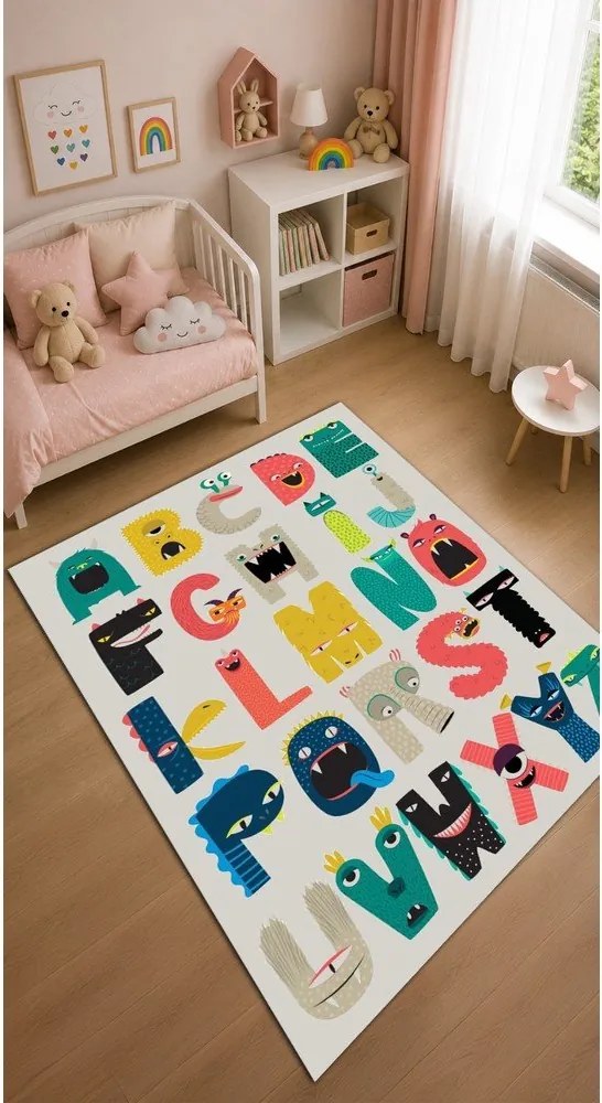 Pratelný dětský koberec 140x190 cm Alphabet – Mila Home
