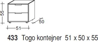 Gazel TOGO kontejner Barva: přírodní