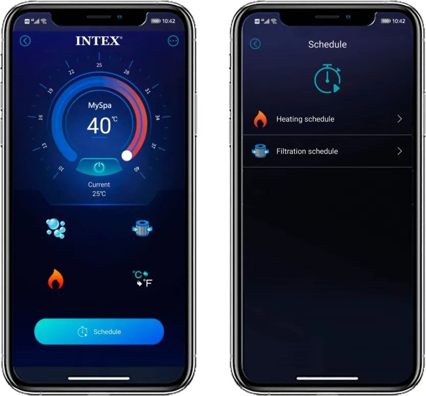 Nafukovací vířivka Intex Pure Spa Bubble Greywood 28440NP