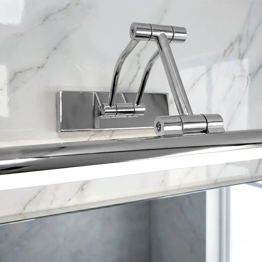 Toolight Rea, Koupelnové nástěnné LED svítidlo SWE017-1W 60cm Chrome, OSW-20116