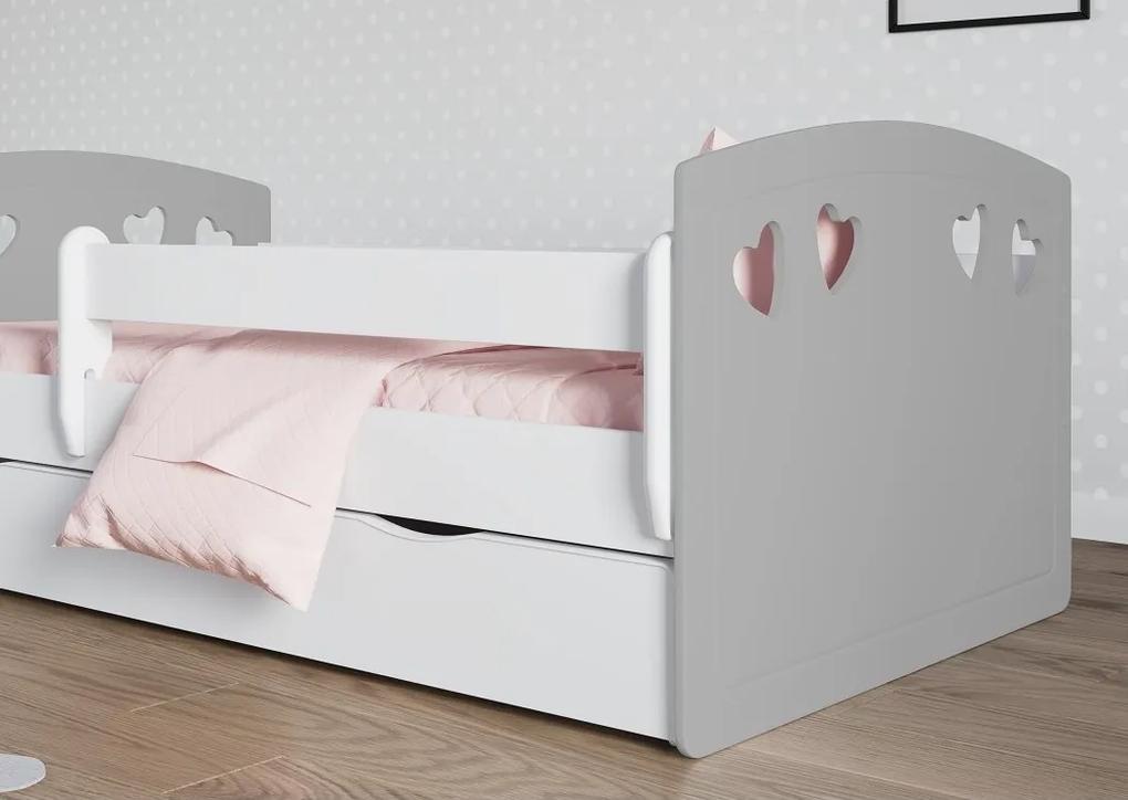 Dětská postel Beátka - šedá
