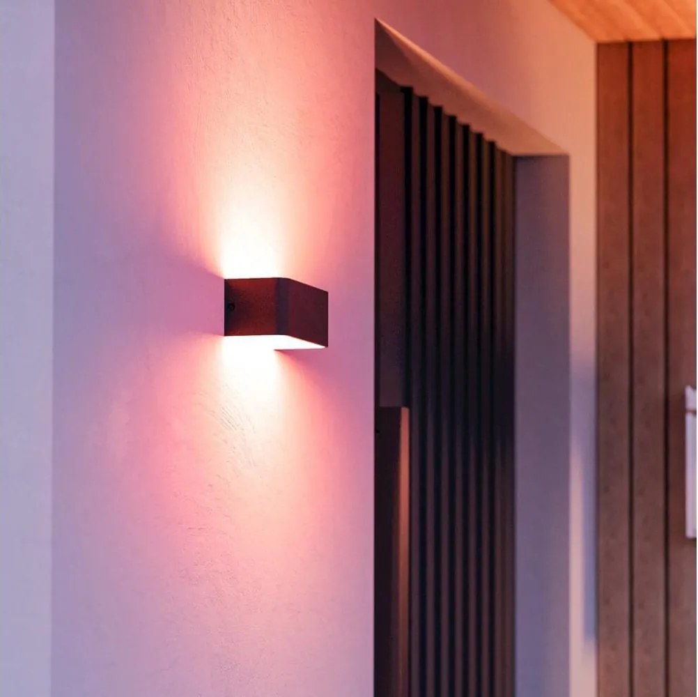 Eglo 901956 - LED RGBW Stm. venk. nást. svítidlo SANIA-Z LED/10W/230V IP55 černá