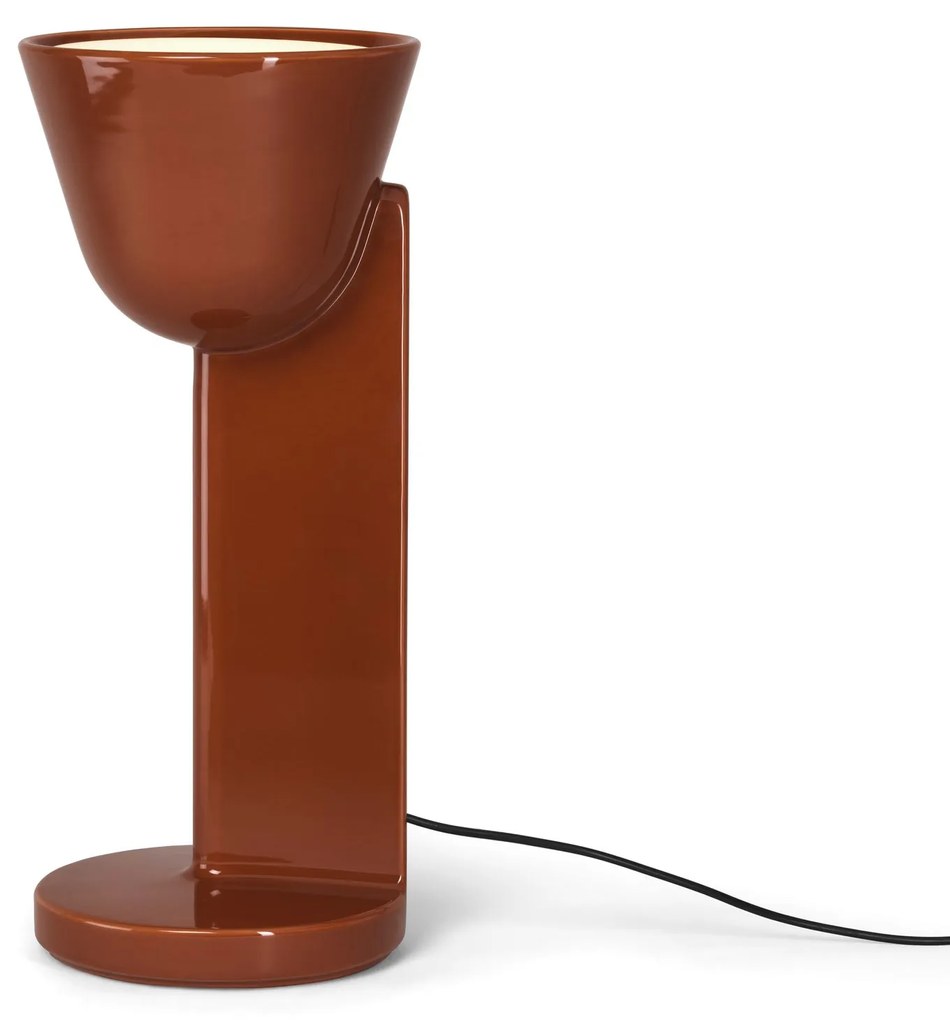 Flos F1632035 Céramique Up, červená keramická lampa se stmívačem, 1x8W E27, výška 50,4cm