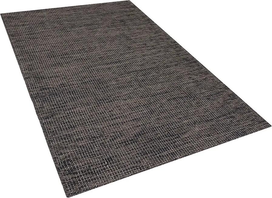 Hnědý bavlněný koberec 80x150 cm - SARAY II