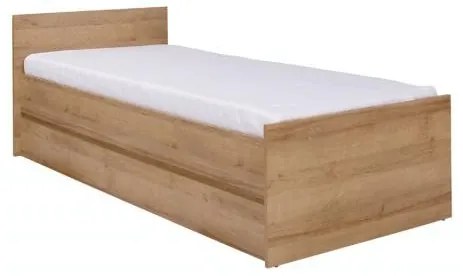 Jednolůžková postel 90 cm Cortez C 15 (dub riviera) (s roštem). 1004887