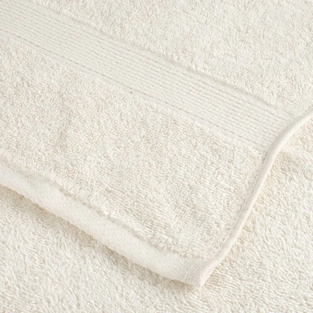Premium ručníky SOLUND 2 ks krémové 70 x 140 cm 600 g/m² 137476