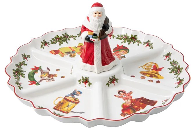 Villeroy & Boch Toy's Fantasy 2020 dělený vánoční talíř, 38 cm 14-8332-3522