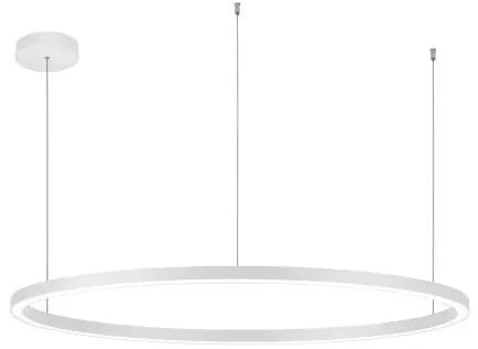 Palnas Závěsné LED svítidlo DARA ø 118 cm, bílé, 3000-4000K Stmívání, řízení: Dálkové ovládání, Dálkový ovladač: Bez dálkového ovladače